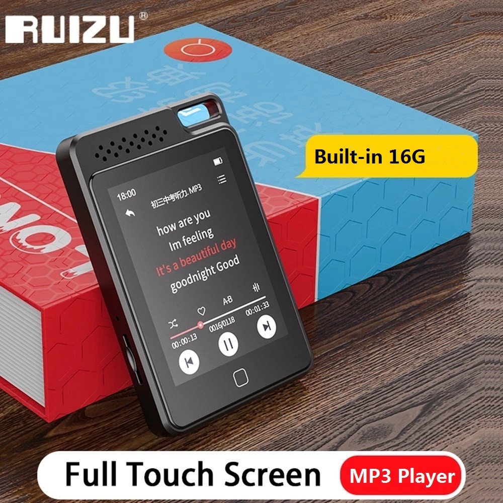 Máy Nghe Nhạc MP3 RUIZU C1 Kết Nối Bluetooth 5.0 Âm Thanh HiFi Kích ...