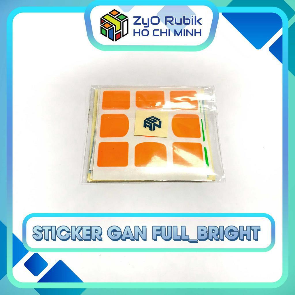 [Phụ Kiện Rubik] Gan Sticker Full_Bright - Sticker Gan - Đồ Chơi Phát ...