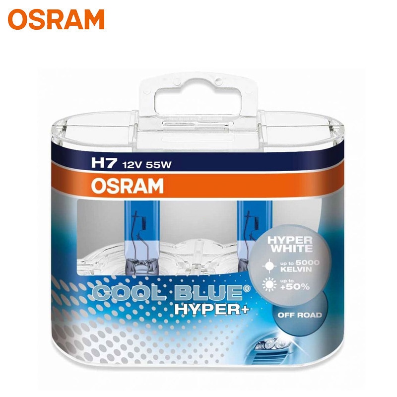 Osram H7 H4 H1 H11 Cool Blue Hyper + White HB3 9005 HB4 9006 5000K Đèn ...