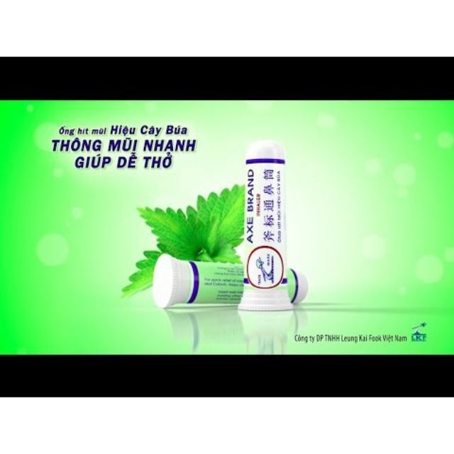 ỐNG HÍT MŨI HIỆU CÂY BÚA - AXE BRAND INHALER | Shopee Việt Nam