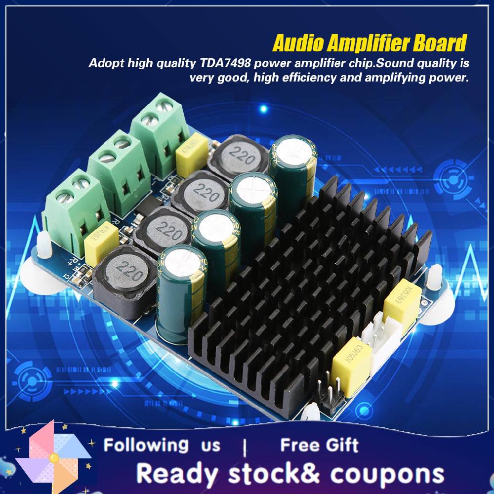 Xiyijia Bảng Mạch Đại Âm Thanh Kỹ Thuật Số Tda7498 2x100w | Shopee Việt Nam