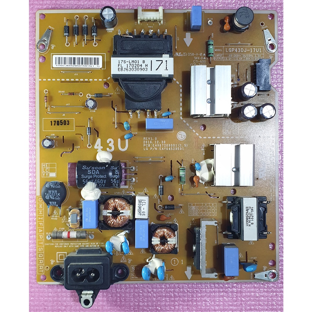 Bo mạch nguồn TiVi LG: 43UJ632T, 43UK6340P, 49UJT, 49K6340P | Shopee Việt Nam