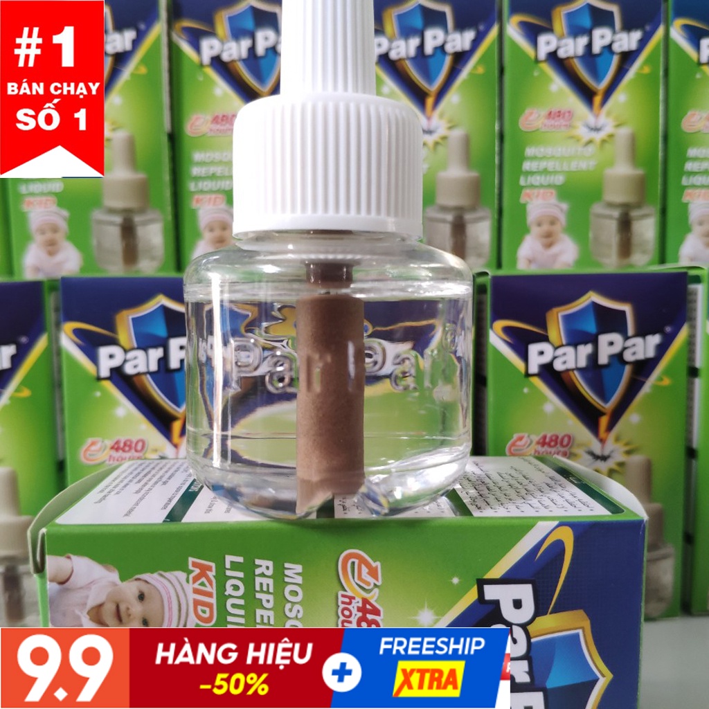 Combo 10 lọ tinh dầu parpar màu xanh, loại 480h , tinh dầu đuổi muỗi ...