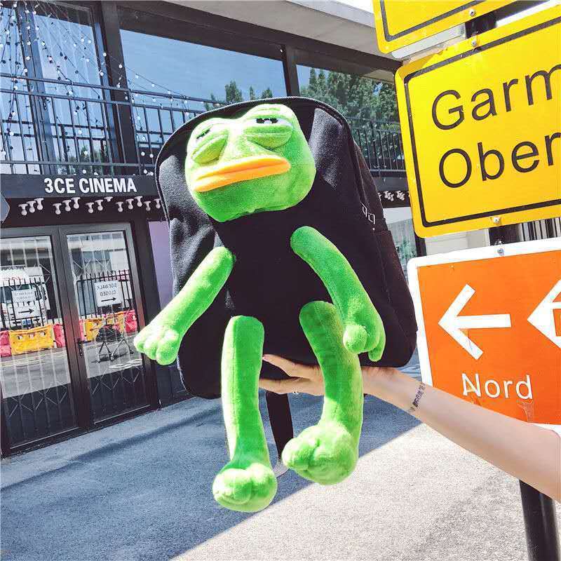 Balo ếch xanh Pepe sad frog siêu bựa dành cho vozer voz | Shopee Việt Nam