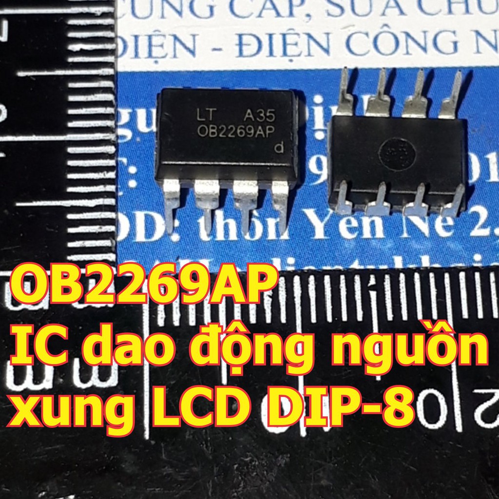 5 con OB2269AP OB2269 2269 IC dao động nguồn xung LCD DIP-8 kde6344 ...