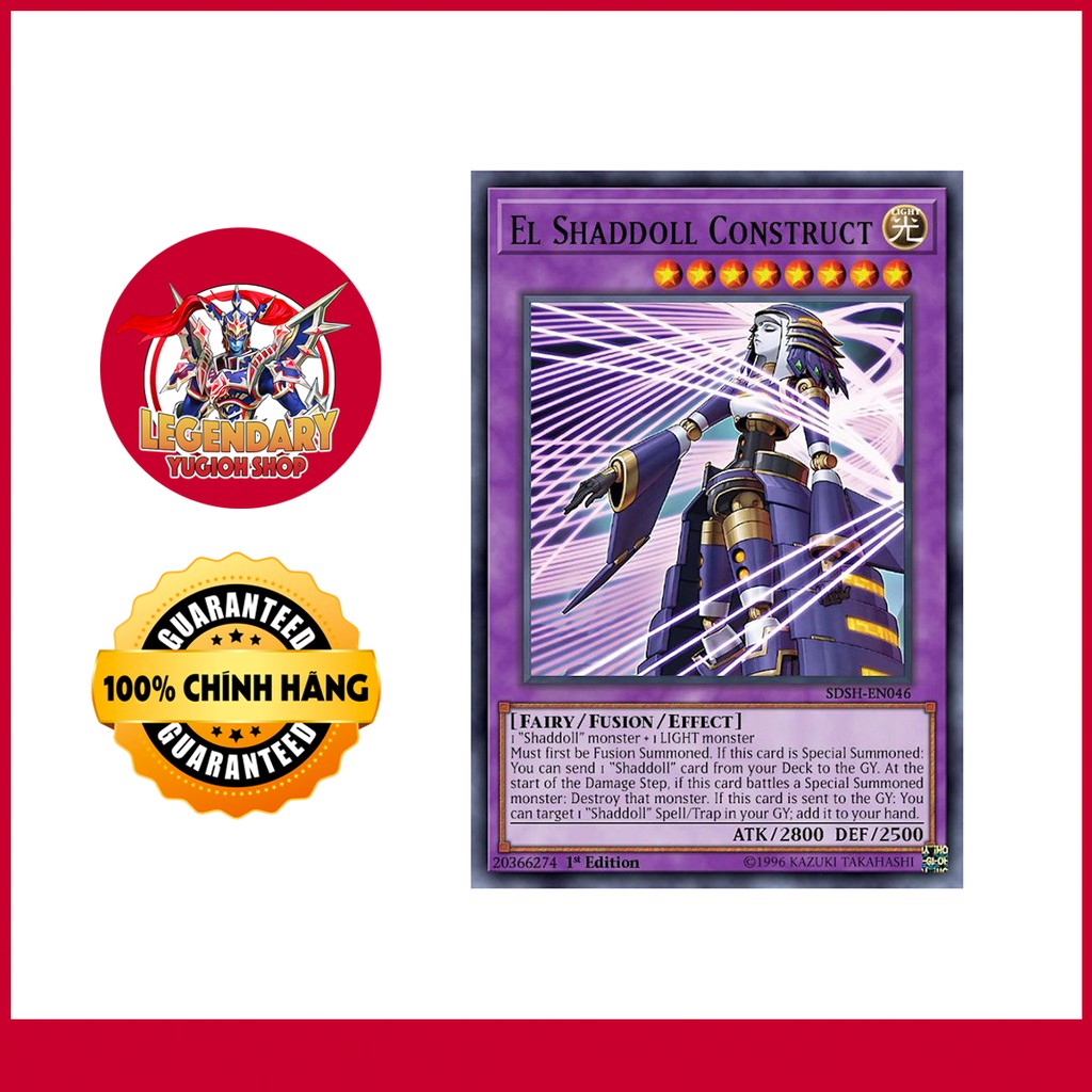 [Thẻ Bài Yugioh Chính Hãng] El Shaddoll Construct | Shopee Việt Nam