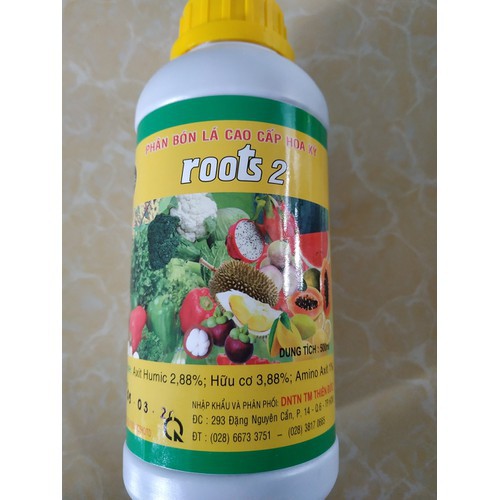 Phân bón lá hữu cơ sinh học ROOTS 2 - chai 500 ml | Shopee Việt Nam