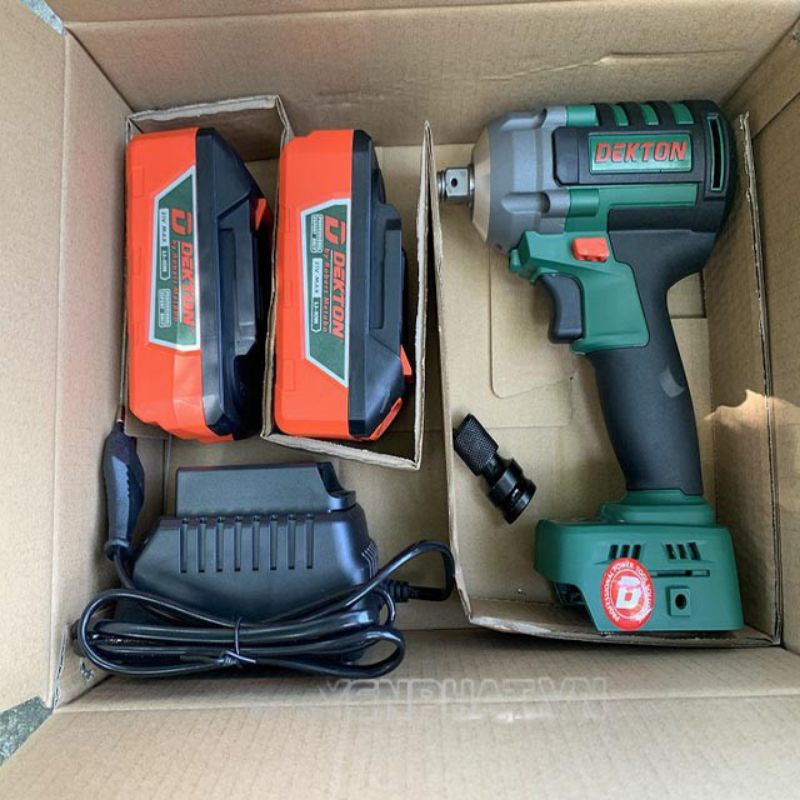 Máy siết bulong + vặn vít dekton 21V | Shopee Việt Nam