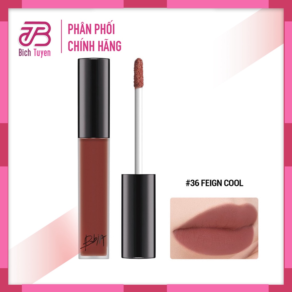 Màu 36 - Son Kem Lì BBIA Last Velvet Lip Tint Version 8 36 Feign Cool - Son Kem Lì Bbia Last ...