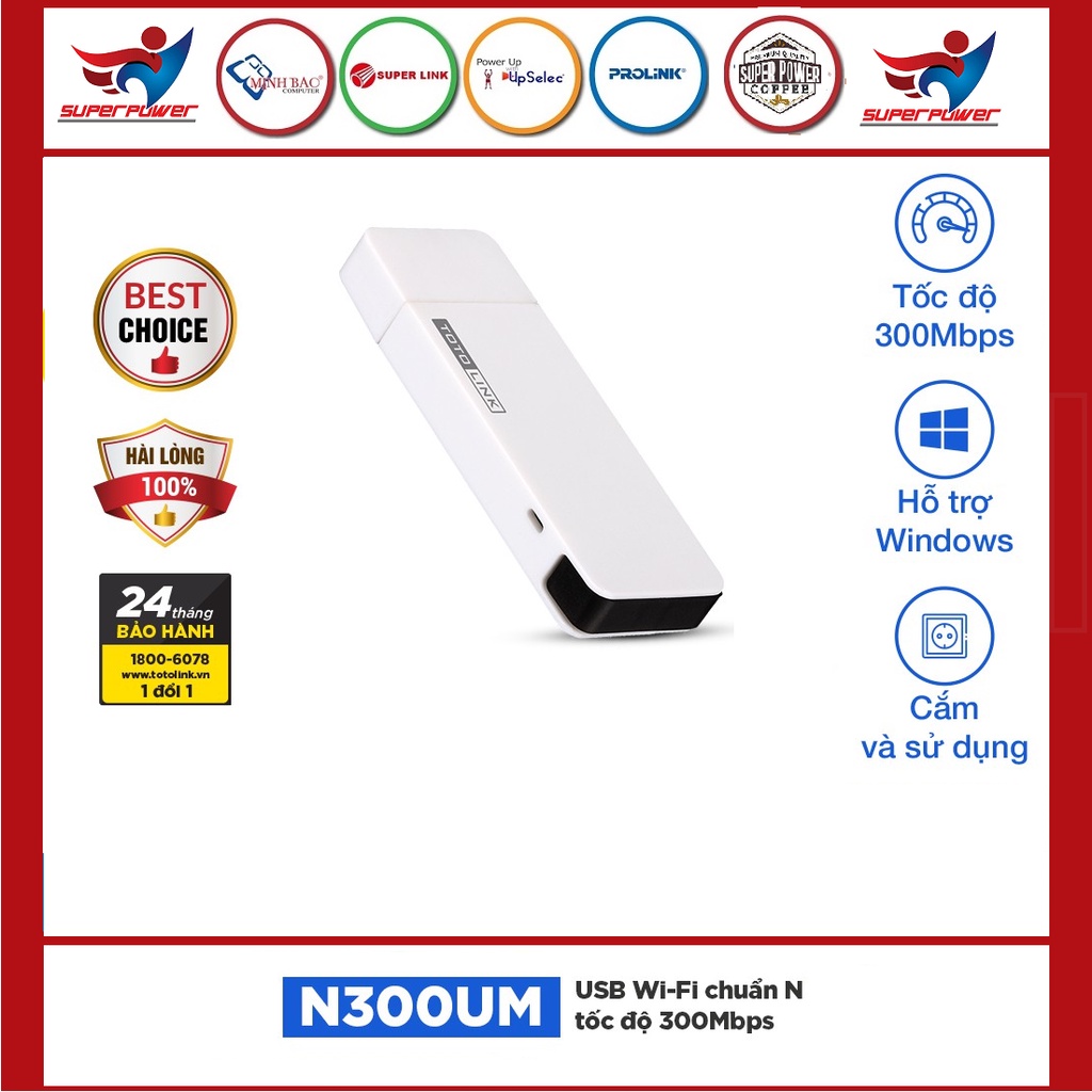 USB wifi chuẩn N 3000Mbps TOTOLINK N300UM | Shopee Việt Nam