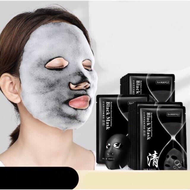 Một Miếng Mặt Nạ Sủi Bọt Thải Độc Detox Da Samanli Black Mask | Shopee ...