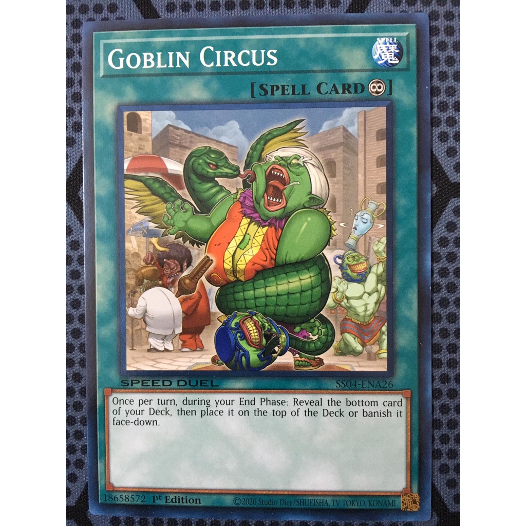 Bài yugioh speed duel - Goblin Circus - SS04-ENA26 - Common 1st Edition ...