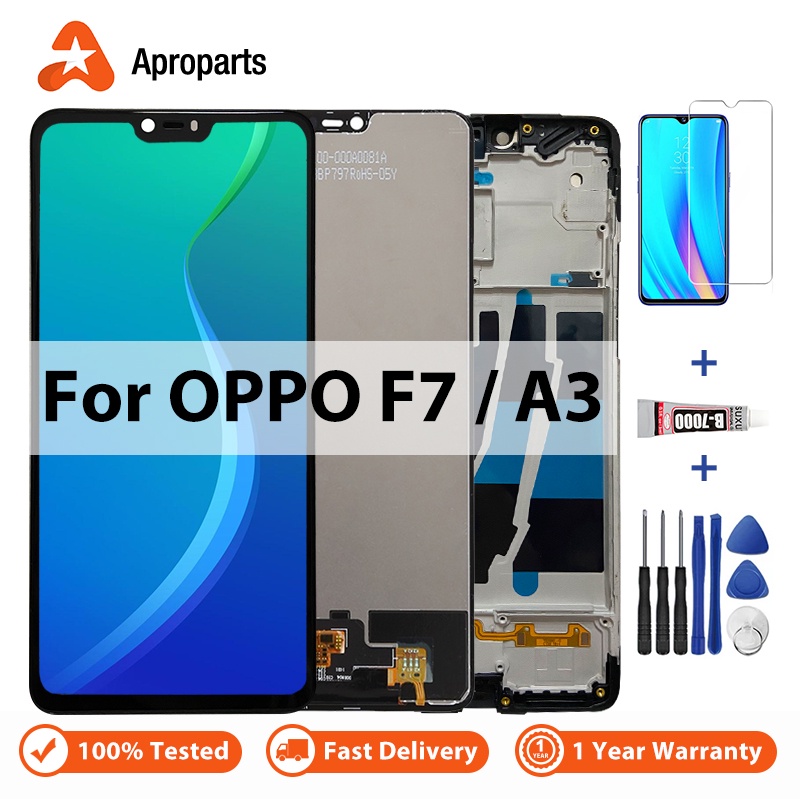 Màn Hình Cho OPPO F7 CPH1819 CPH1821 Màn Hình LCD Bộ Số Hóa Cảm Ứng Có ...
