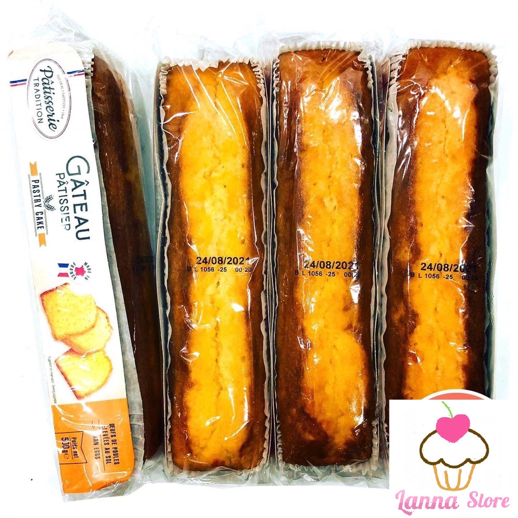 Bánh Bông Lan Bơ Gateau Patisserie Tradition Pháp 500G [ Bánh Bà Đầm ...