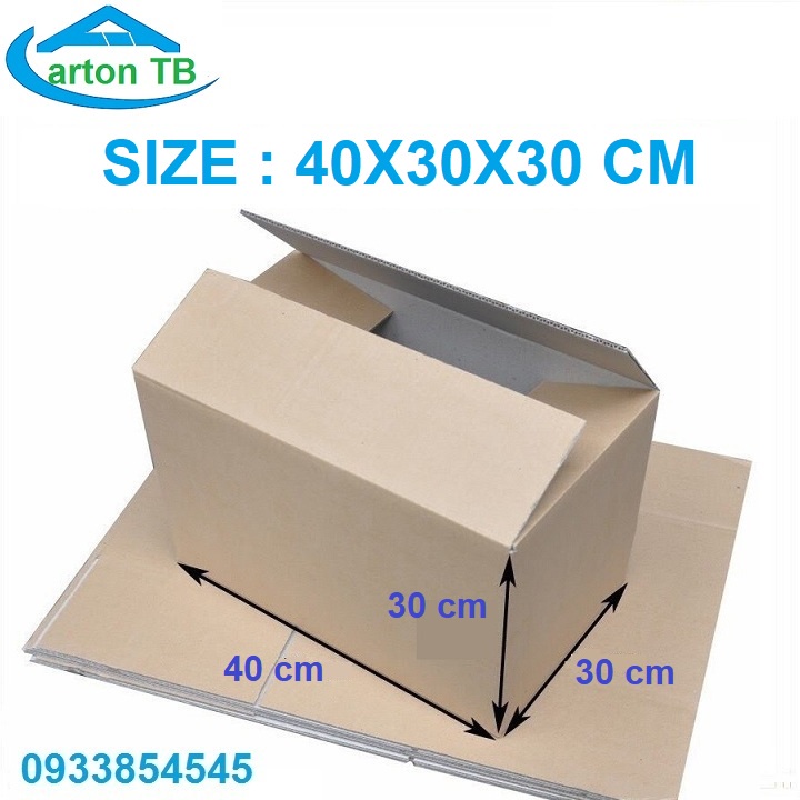 thùng carton size lớn đóng hàng 40x30x30 cm - hộp carton giá rẻ giao ...