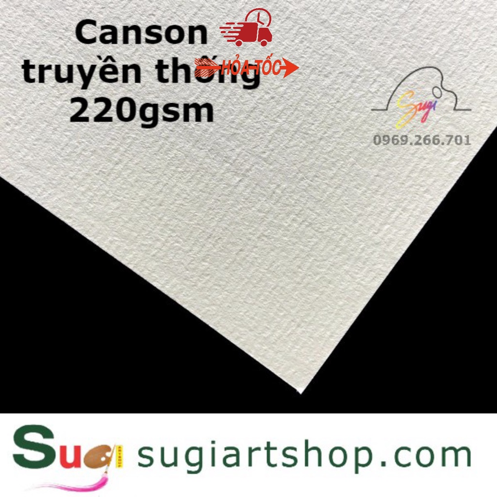 Giấy canson vân ngang loại dày 220gsm size A1- kích thước chuẩn ...