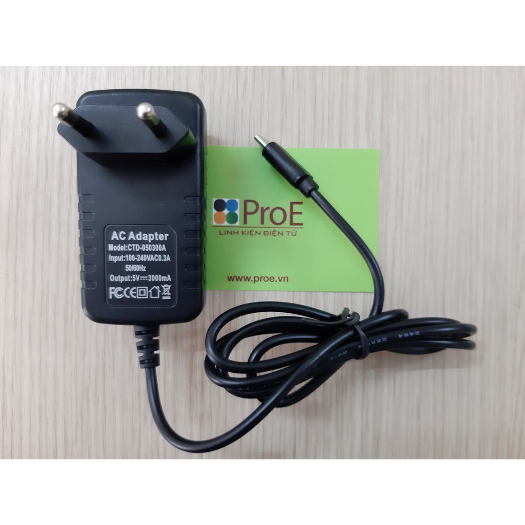 Nguồn 5V, 3A USB Type C Raspberry Pi 4 | Shopee Việt Nam