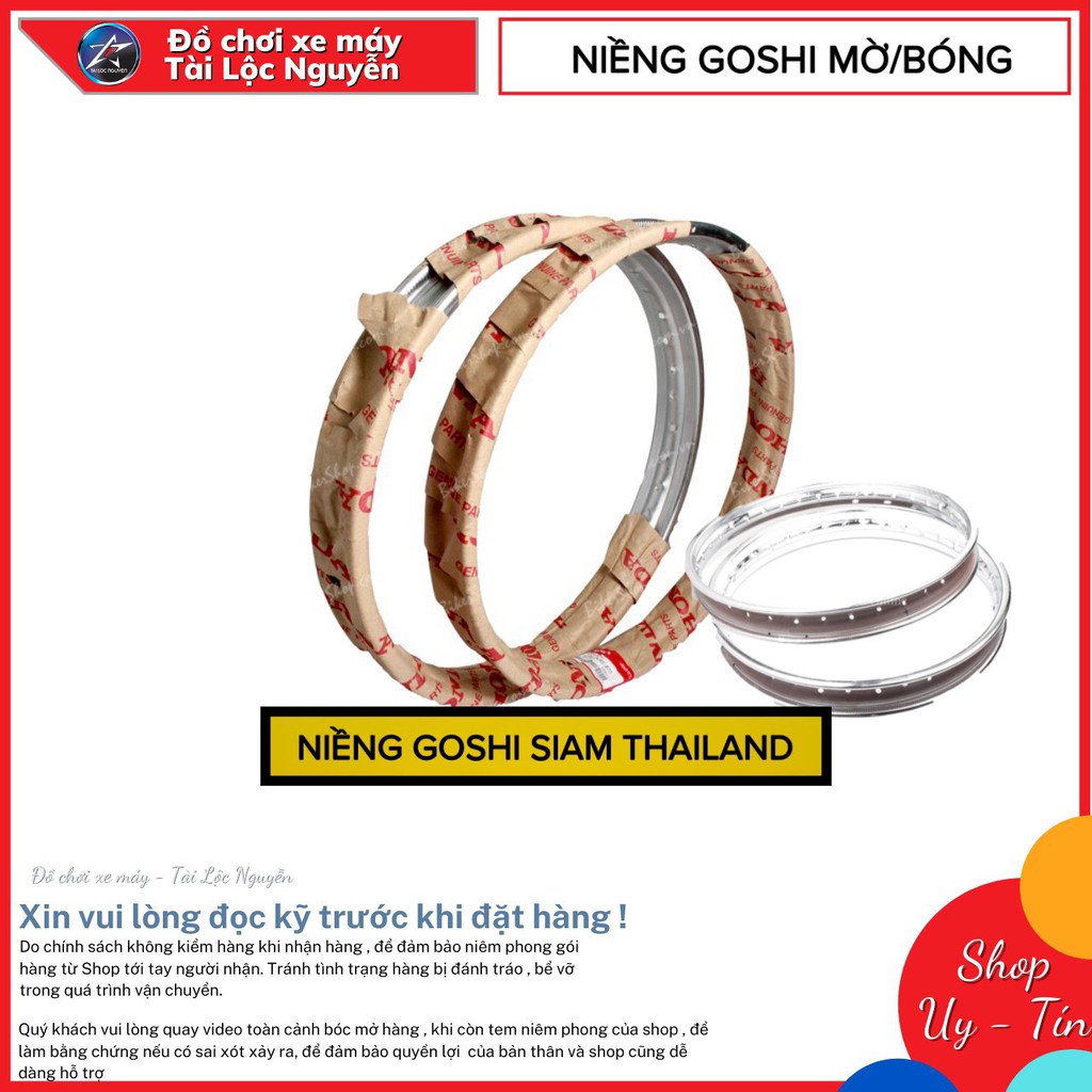 NIỀNG SIAM GOSHI MỜ/BÓNG SIZE 17 | Shopee Việt Nam