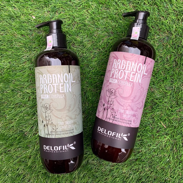 Cặp Dầu gội và xả mềm mượt ngăn ngừa gàu Delofil Silky Smooth 500mlx2 ( công nghệ mới) | Shopee ...