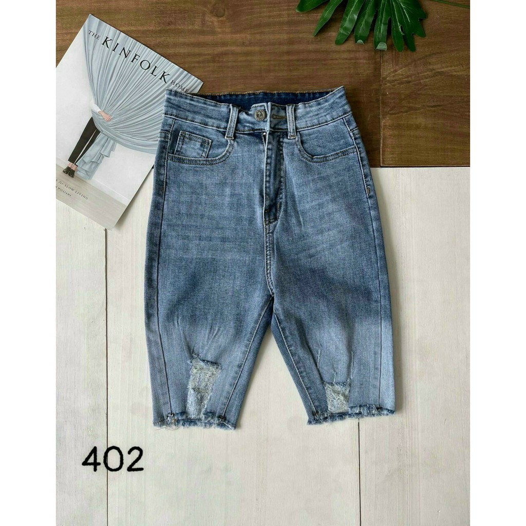Quần jeans lửng loang màu mã số 402 | Shopee Việt Nam