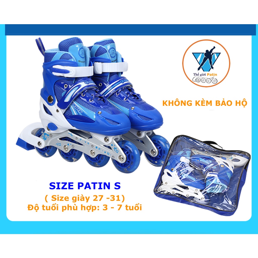 Giày Trượt Patin cao cấp có 8 bánh phát sáng cho Trẻ Em và Người Lớn ...