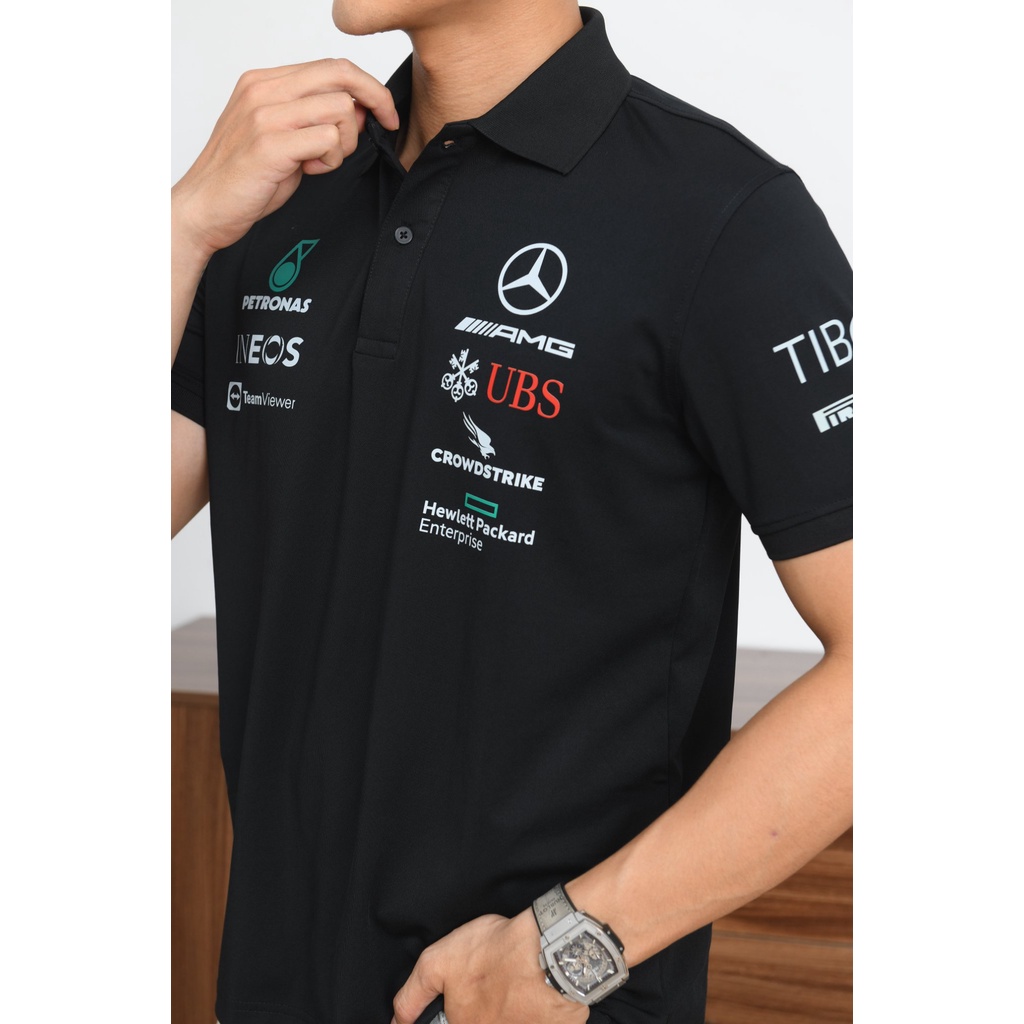 Áo Polo Racing AMG-Mercedes Fomula One Team | Shopee Việt Nam