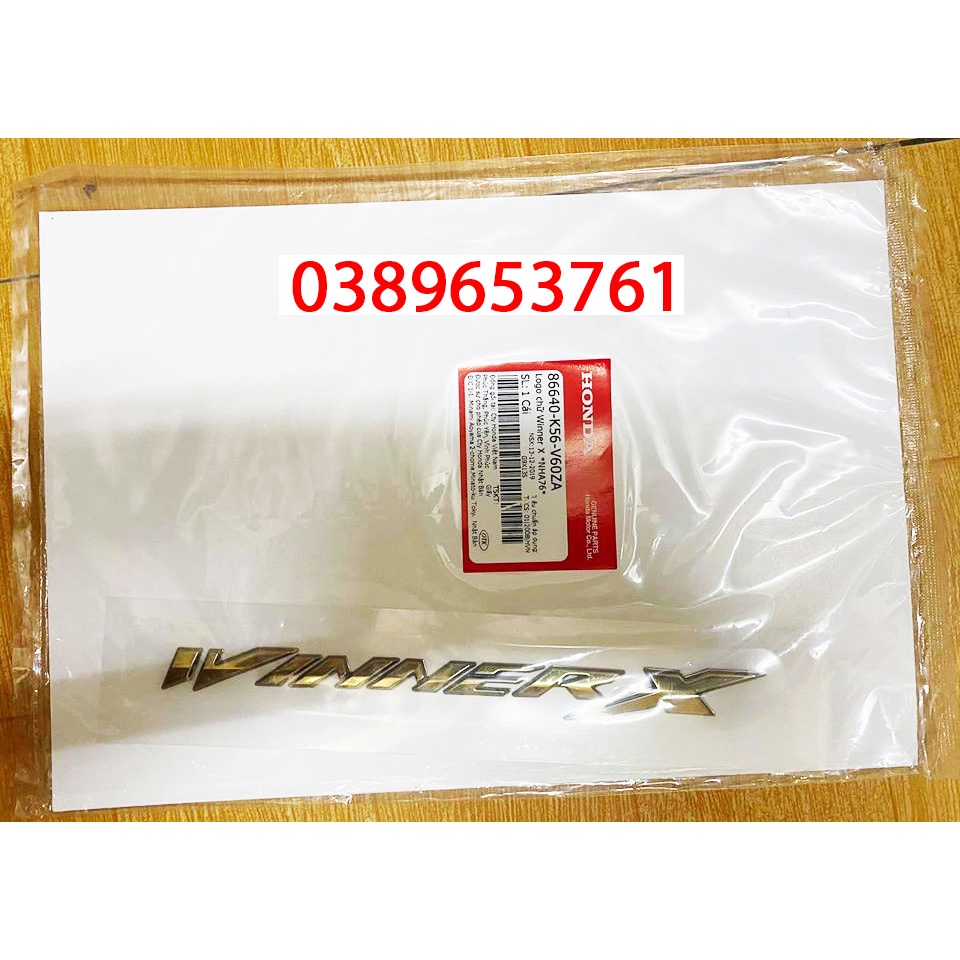 Tem logo Winner X/ Winner V3 chính hãng Honda | Shopee Việt Nam