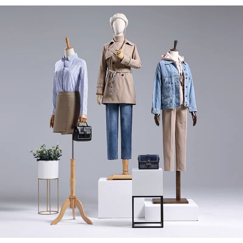 manocanh nữ nửa thân, ma no canh nữ tay gỗ, ma nơ canh nửa người,phụ ...