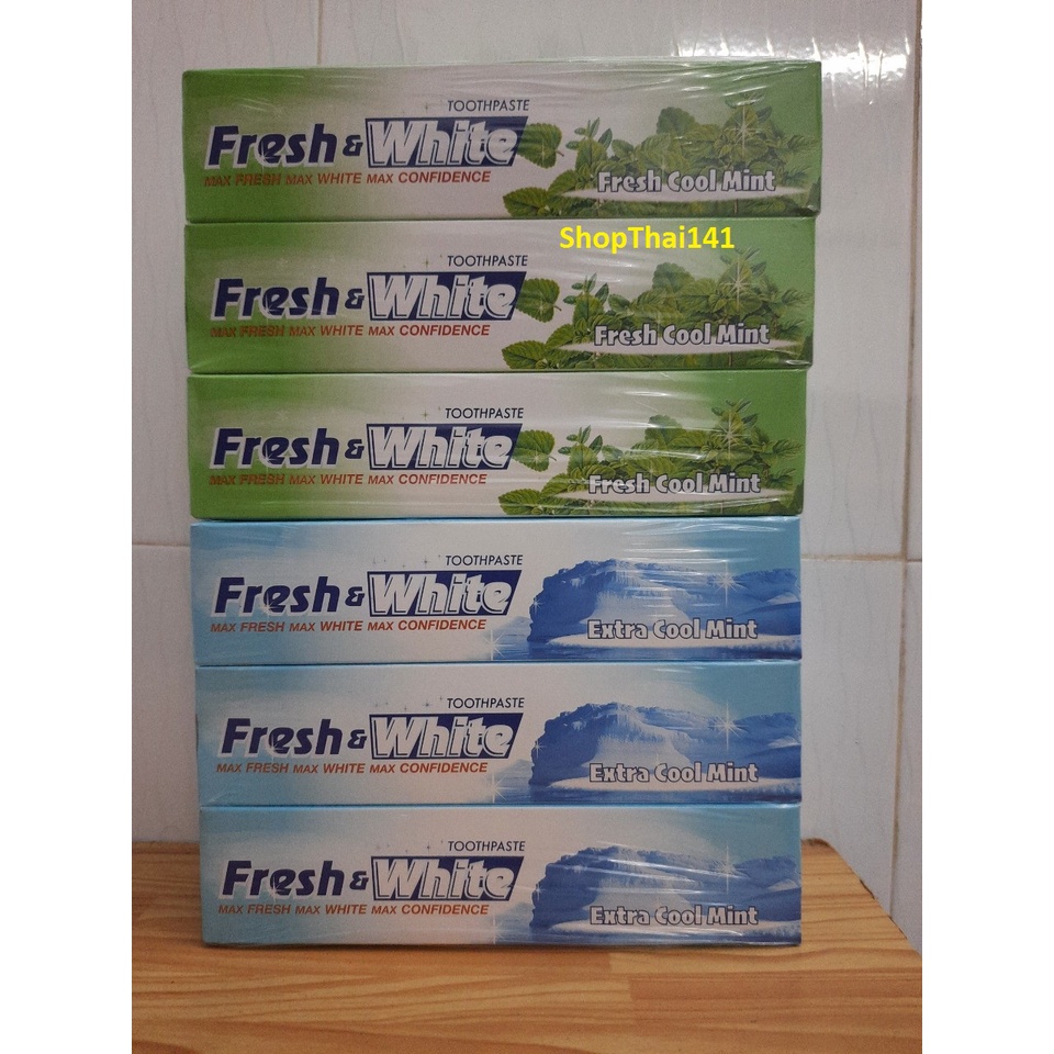 Kem đánh răng Fresh & White 160gr (đủ 2 màu) - Thái Lan | Shopee Việt Nam