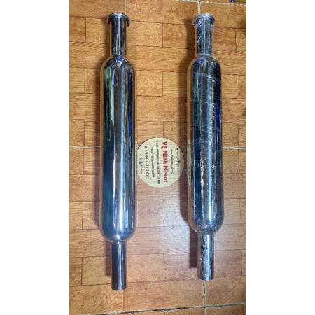 pô cổ chai inox husky125,gd110,wolf,bonus,dealim | Shopee Việt Nam