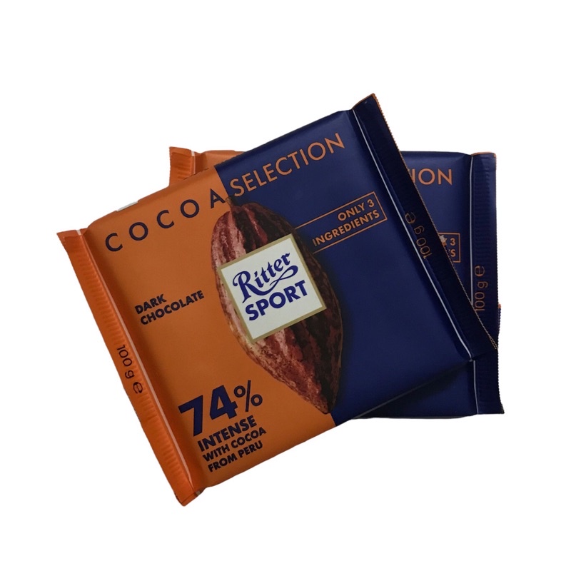 Socola Đen Ritter Sport 74% Cacao Thanh 100g | Shopee Việt Nam
