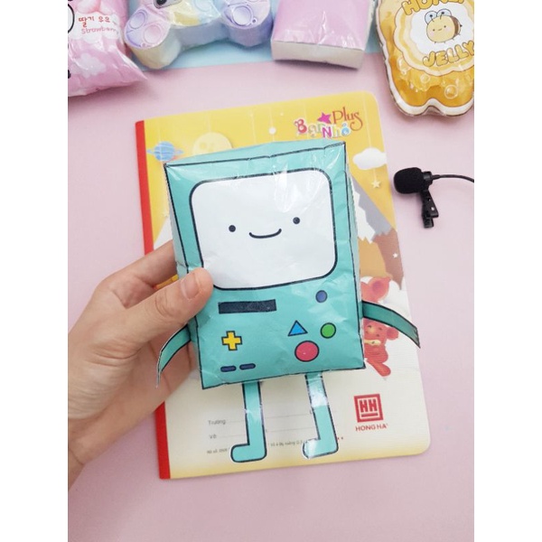 [QSN] Squishy máy BMO + tặng kèm 1 hình in máy BMO size mini | Shopee ...