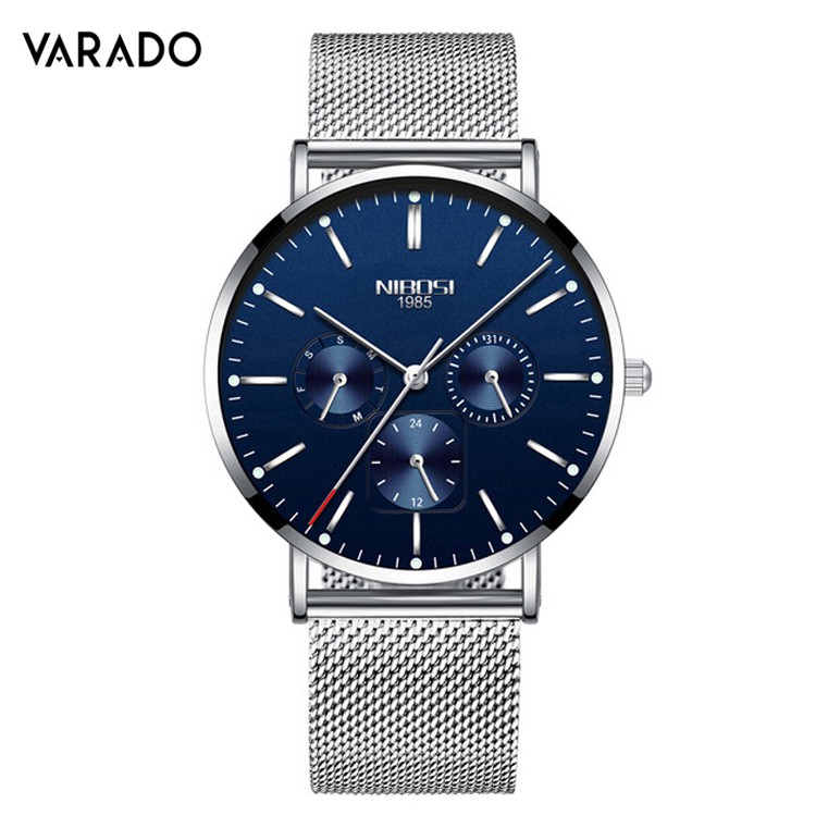 [Tặng vòng tay] Đồng hồ nam NIBOSI chính hãng NI2321-1.04 fullbox thời trang phong cá | Shopee ...