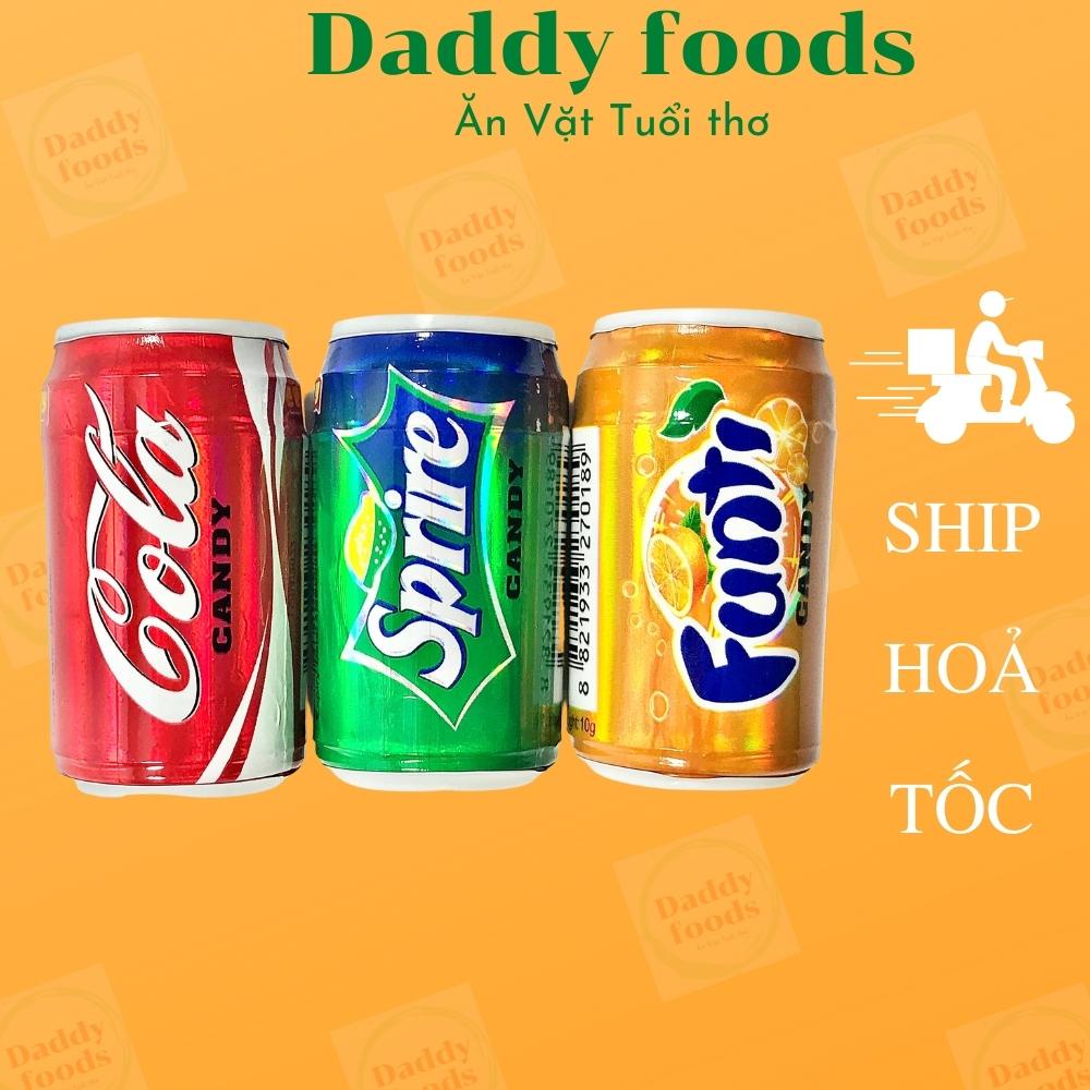 Kẹo hình lon nước ngọt fanta, sprire, coca vỉ 30 lon | Shopee Việt Nam