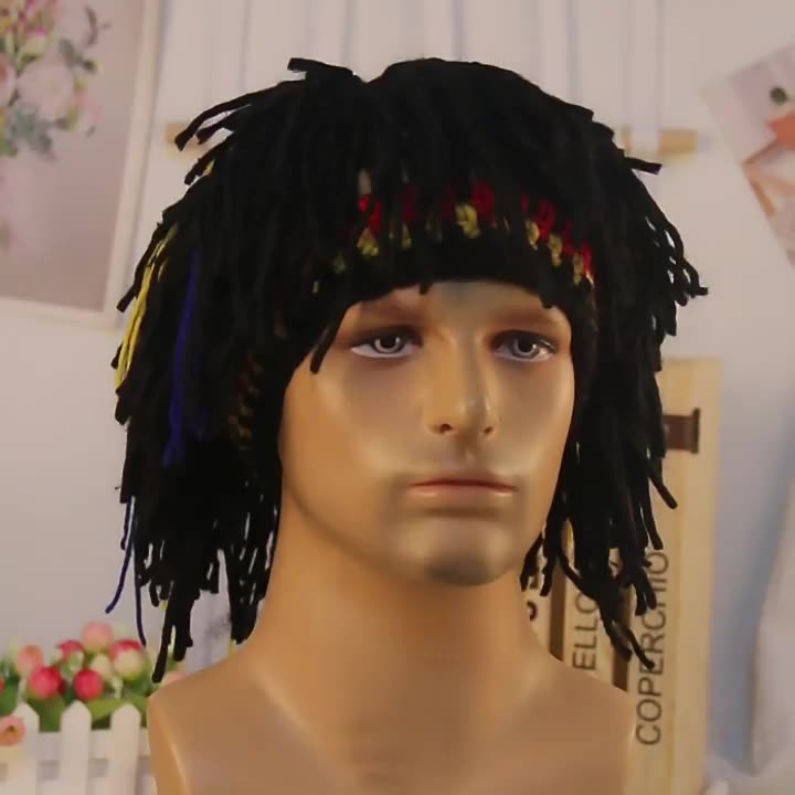 Tóc Giả Sợi Xù Phong Cách Châu Phi Handmade Vui Nhộn Dành Cho Nam Nữ ...