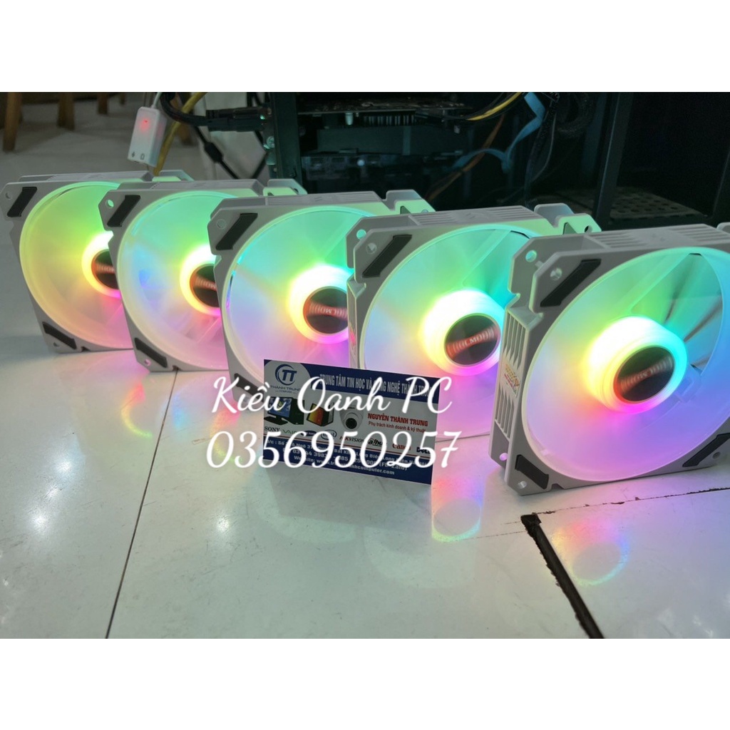 Quạt Tản Nhiệt, Fan Led RGB Coolmoon Y2 - Led Sync Main or Sync Hub ...