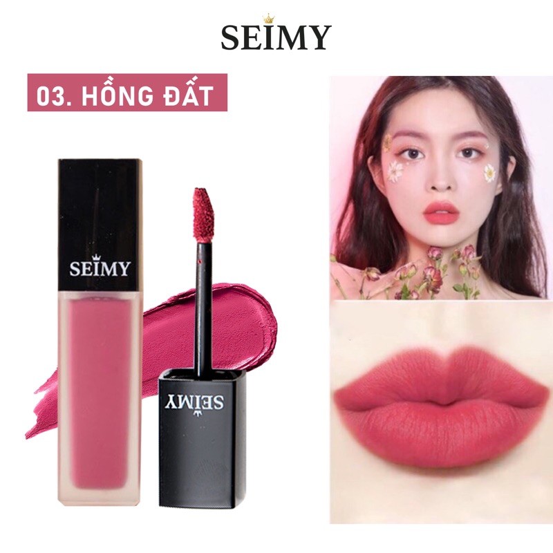 Son kem lì Seimy - Princess Lipstick Matte 5g | Shopee Việt Nam