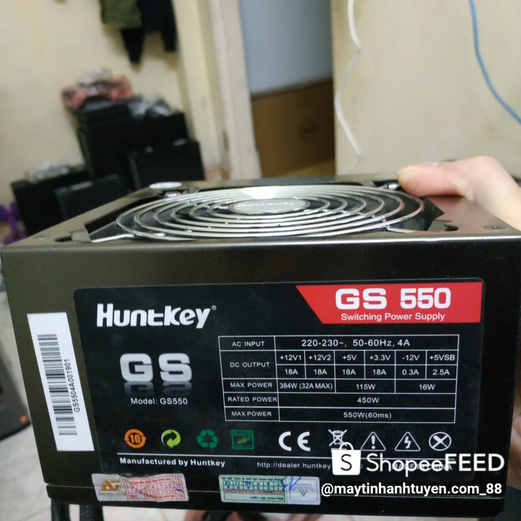 Nguồn Hunkey GS550W | Shopee Việt Nam