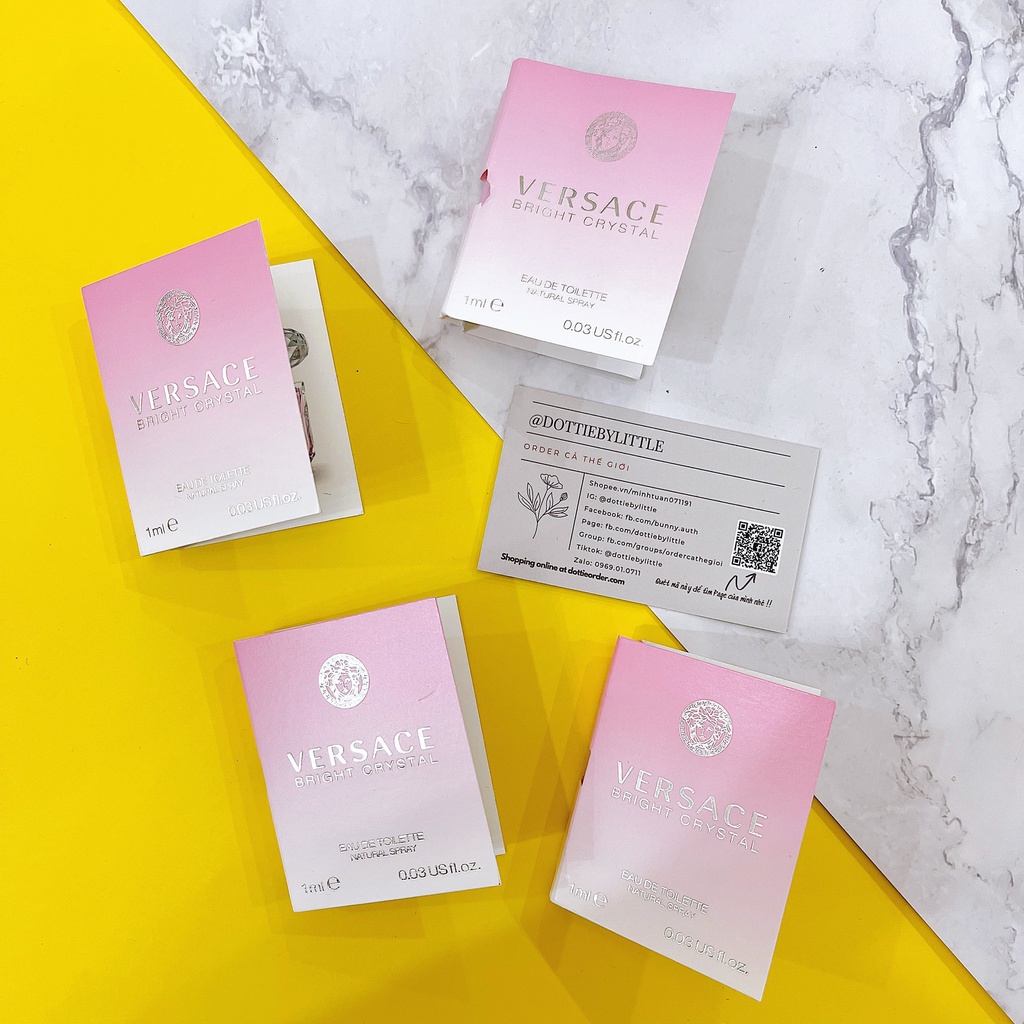 Vial nước hoa Versace Bright Crystal | Shopee Việt Nam