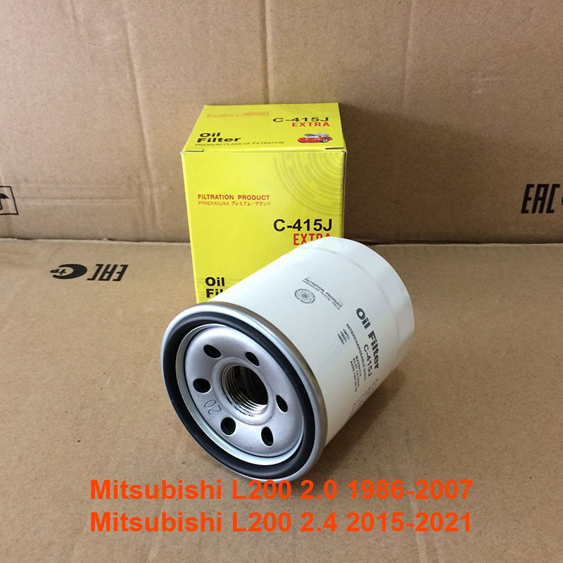 Lọc nhớt Mitsubishi L200 2.0L 1986-2007, 2.4L 2015-2021 mã C415J của JS ...