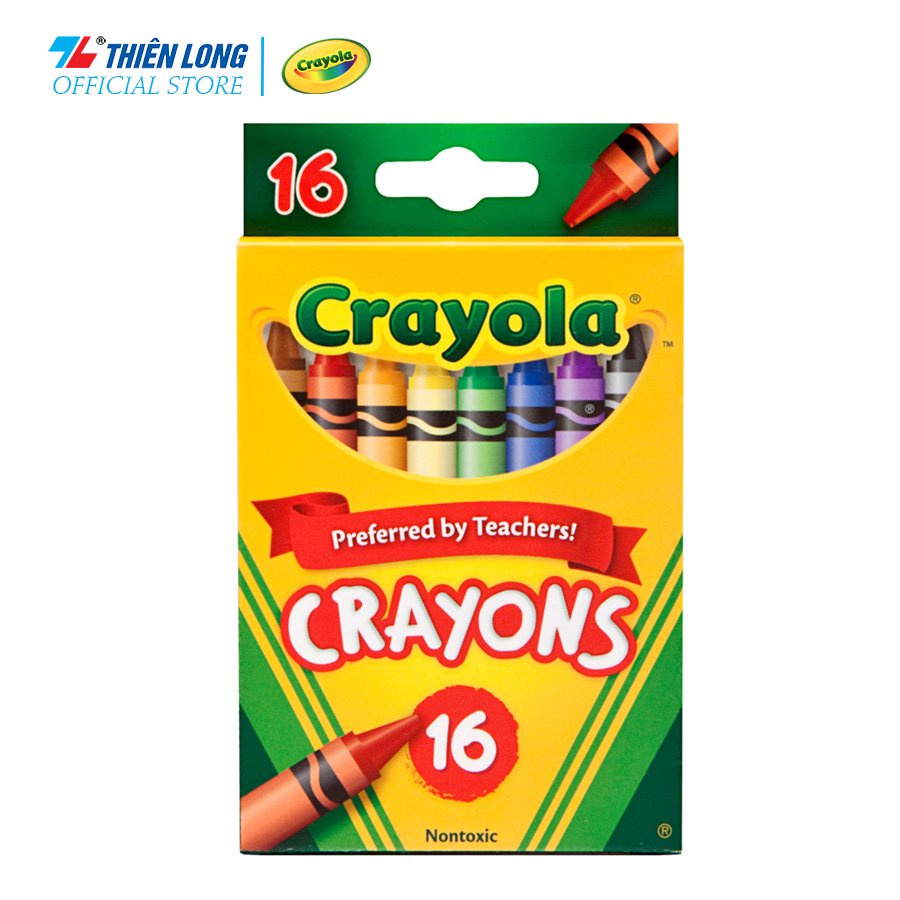 ( Hàng Chính Hãng) Bộ 16 sáp màu Crayola Crayon | Shopee Việt Nam