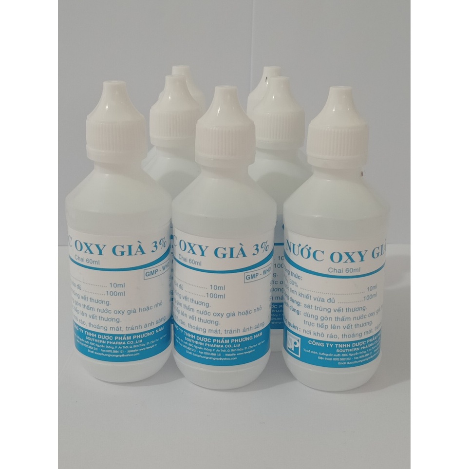 OXY GIÀ 3% Chai 60 ml [ Combo 10 chai ] | Shopee Việt Nam