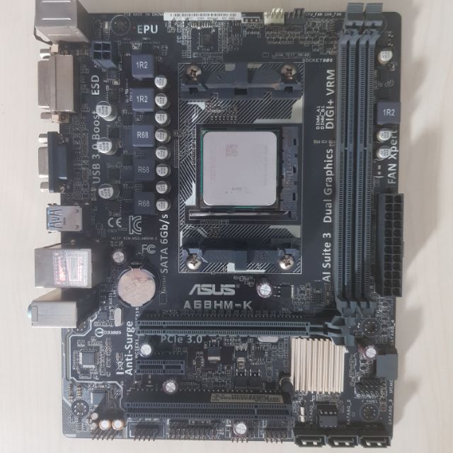 COMBO MAINBOARD ASUS A68HM-K FM2+ VÀ CPU A8 5600K | Shopee Việt Nam