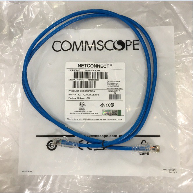 Cáp Mạng Đúc Sẵn 2 Đầu CommScope Cat 6 1.5m | Shopee Việt Nam