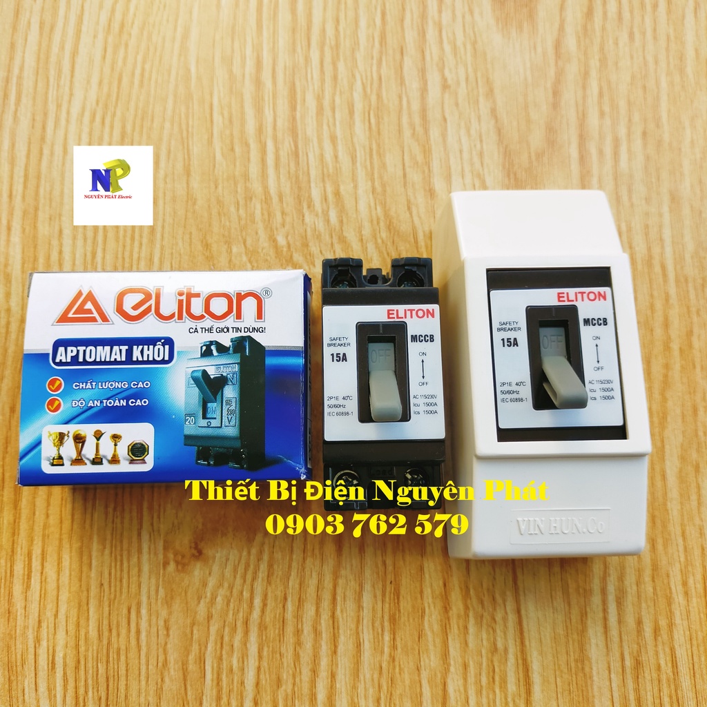 [ELITON] Cầu Dao An Toàn (Aptomat) 15A, 20A, 30A, 40A | Shopee Việt Nam
