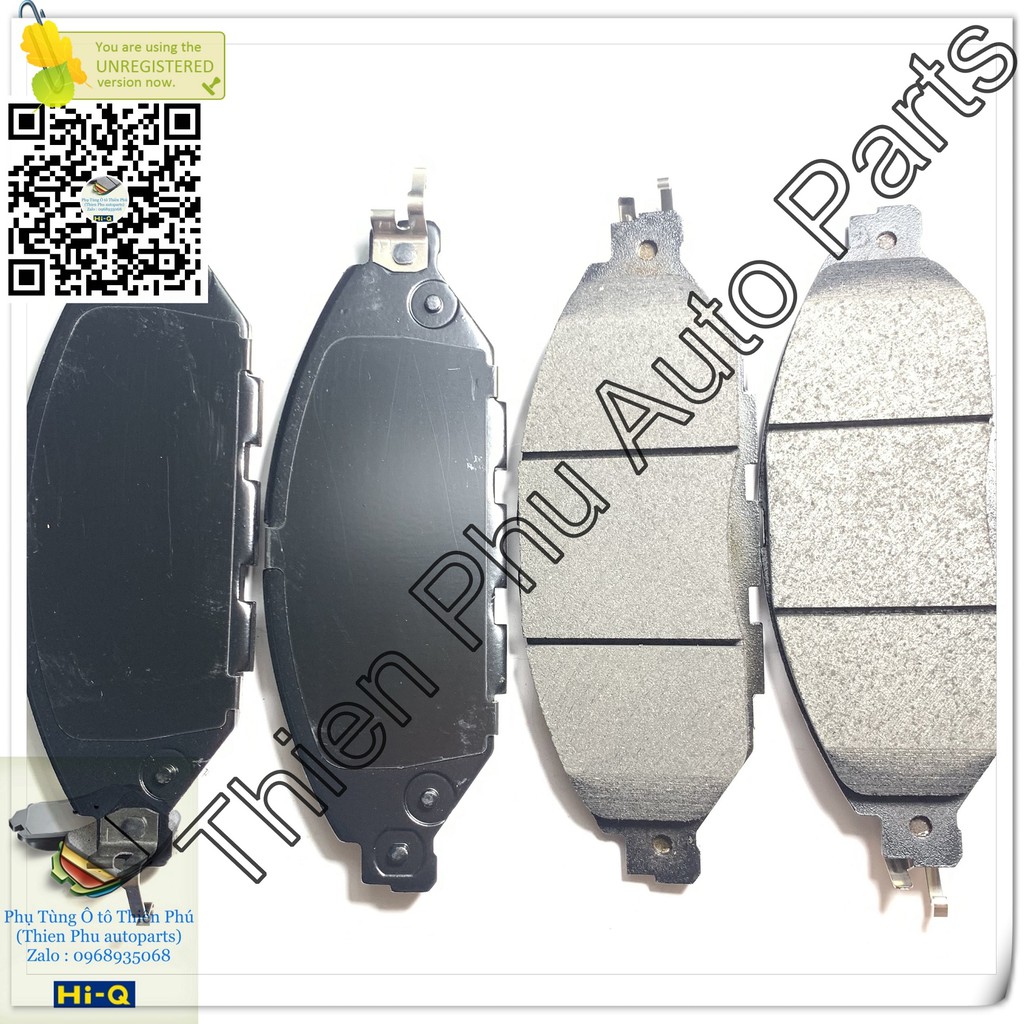 Má phanh chính hãng Hi-Q cho Nissan Navara 2016 Trước - Bố thắng trước ...