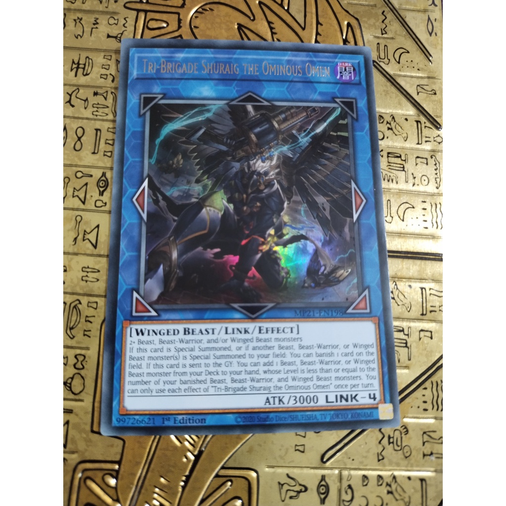 Thẻ bài YUGIOH - Tri-Brigade Shuraig the Ominous Omen - MP21-EN198 ...