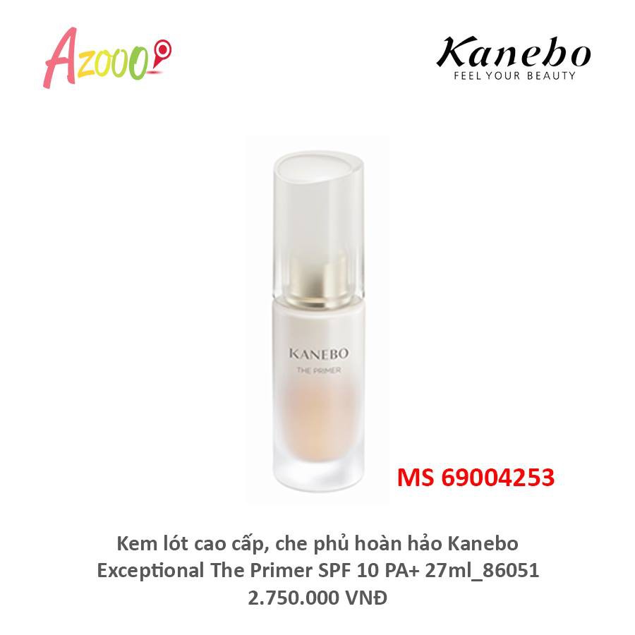 Kem lót cao cấp, che phủ hoàn hảo Nhật Kanebo Exceptional The Primer SPF 10 PA+ 27ml Azooo nhập ...
