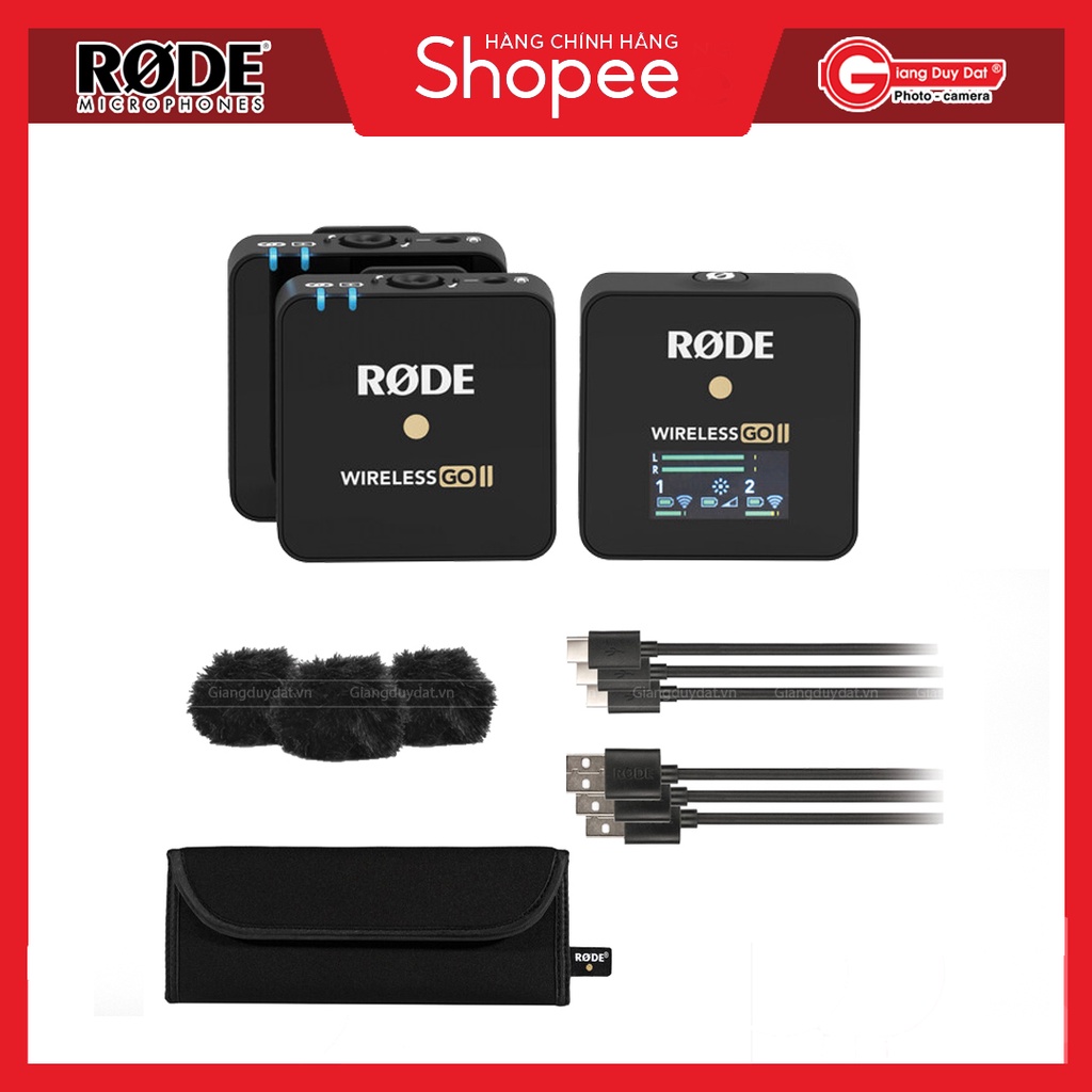 Microphone không dây Rode Wireless GO II - Bảo Hành 12 Tháng Chính Hãng ...