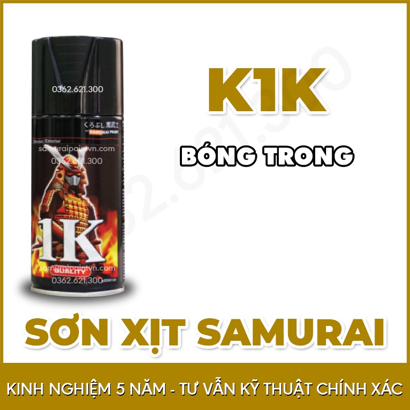 Chai Sơn Samurai Bóng K1K | Shopee Việt Nam